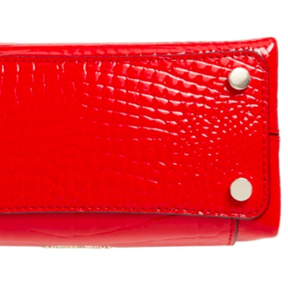 Bags | Nwt Kate Spade Romy Small Crocodileembossed Patent Leather ...